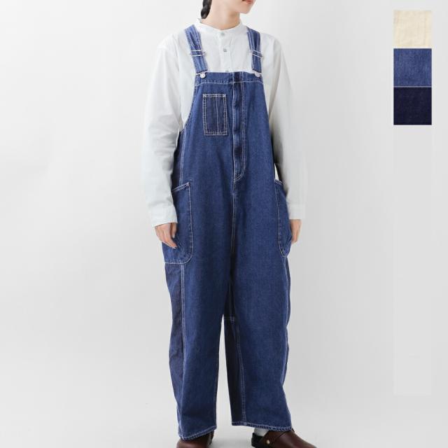 tumugu ツムグ  キナリヘリンボーンオックス/デニム サロペット tb25328-kr 2025aw新作 レディース クーポン対象