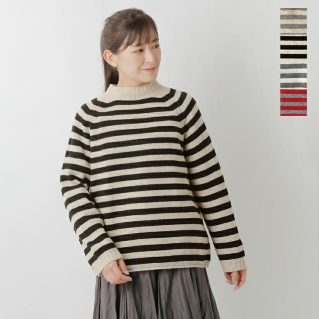 to touch トゥータッチ OTA KNIT ソフトウール ボーダー ニット プルオーバー to22k-05-fn 2025aw新作 レディース クーポン対象