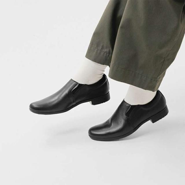 トラベルシューズバイショセ スリッポン靴 シューズ TRAVEL SHOES by chausser  レザー スリッポン シューズ tr-003