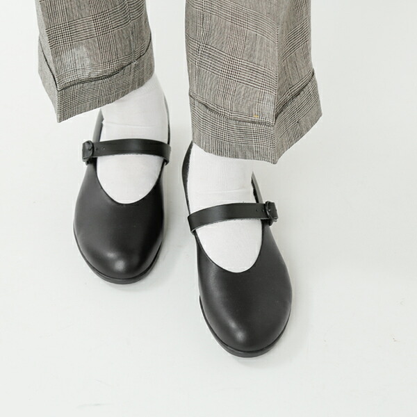 TRAVEL SHOES by chausser トラベルシューズバイショセ レザー ウエッジソール ワンストラップ シューズ tr-006 レディース