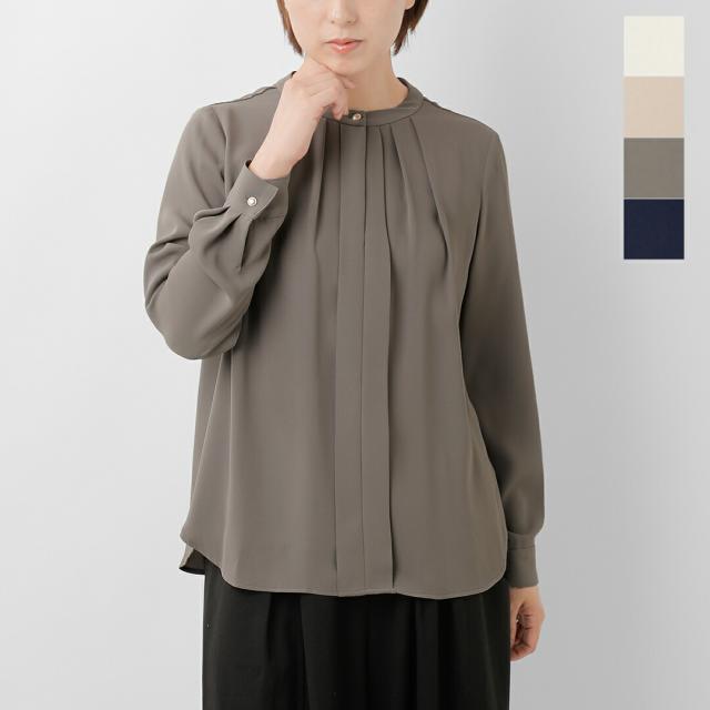 DONEEYU ドニーユ  マットタッチ サテン ブラウス u-2255-nk レディース 2025aw新作 ☆☆ クーポン対象