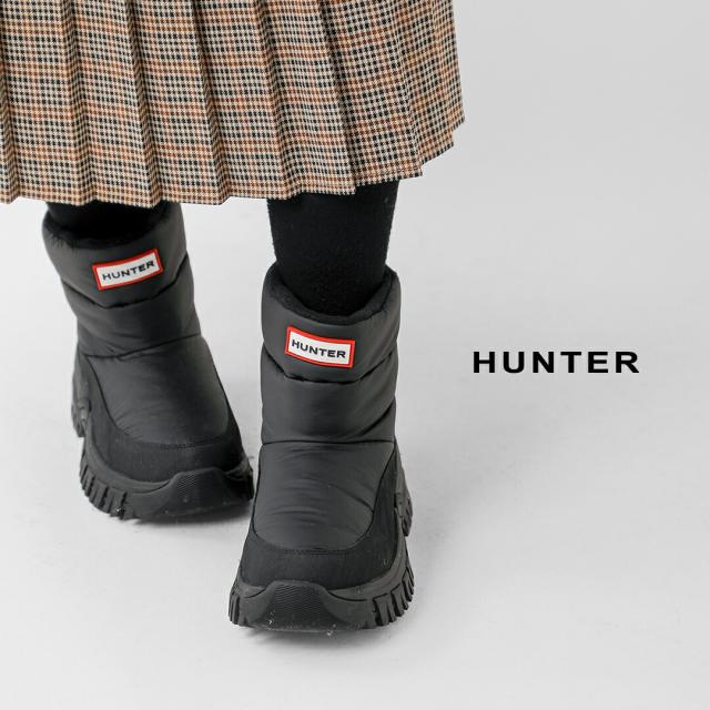 HUNTER ハンター  イントレピッド ワンダラー ショート スノーブーツ “INTREPID WANDERER SHORT  BOOT” ufs7119wwu ユニセックス 2025aw新作 クーポン対象