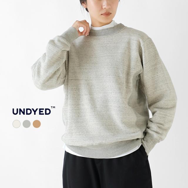 UNDYED アンダイド SALLY FOX カラード オーガニック コットン クルーネック スウェット プルオーバー “SWEAT CREW” uns23asc029レディース 2025aw新作 クーポン対象