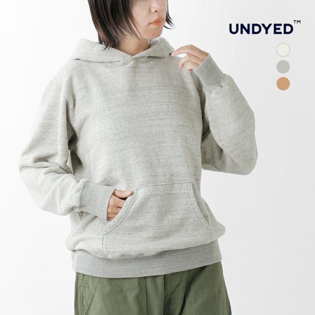 UNDYED アンダイド SALLY FOX カラード オーガニック コットン スウェット フーディー “SWEAT HOODIE” uns23asp032 レディース 2025aw新作 クーポン対象