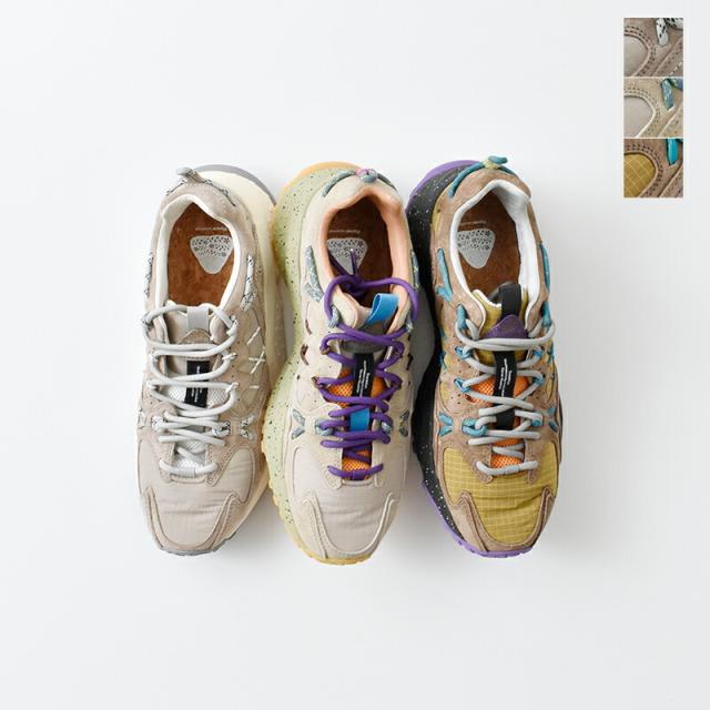 Flower MOUNTAIN フラワーマウンテン  ヤマブシ リップストップナイロン オーバーレイレザー スニーカー “YAMABUSHI” yamabushi-yo 2025aw新作 レディース クーポン対象