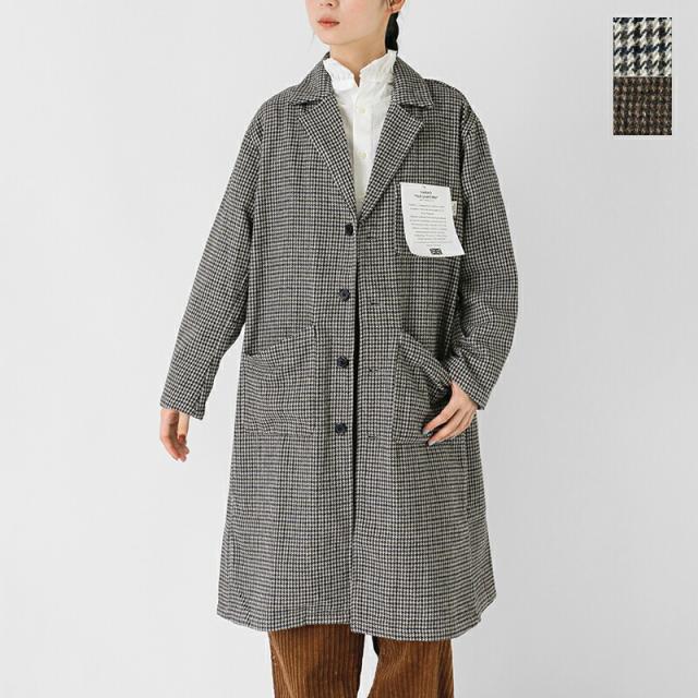 Yarmo THE UNIFORM ヤーモザユニフォーム  チェック ファーマシー コート ytu-25aw-17-tr 2025aw新作 ユニセックス ☆☆ クーポン対象