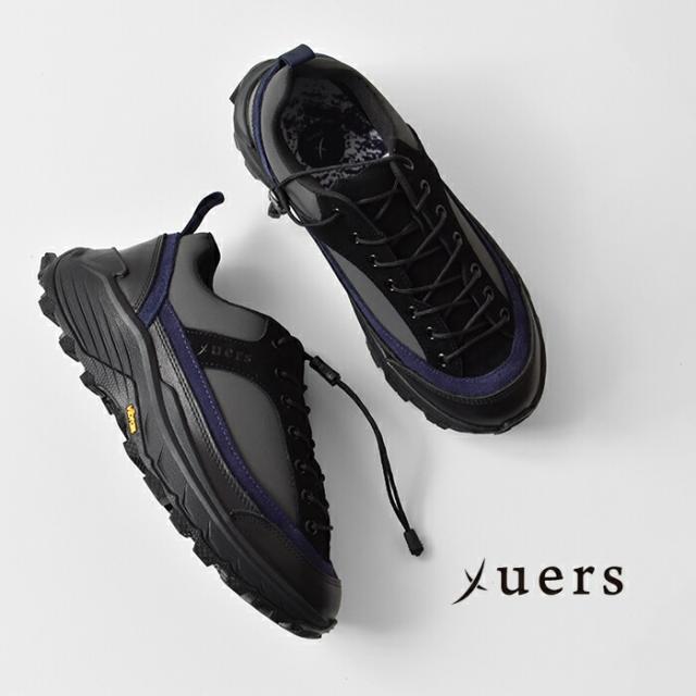 yuers ユアーズ  カウレザー クイックレース ビブラムソール トレッキングシューズ “LEAVES” yu25c005 レディース 2025aw新作 クーポン対象