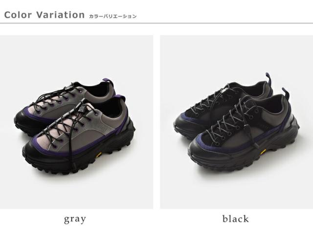 yuers ユアーズ  カウレザー クイックレース ビブラムソール トレッキングシューズ “LEAVES” yu25c005 レディース 2025aw新作 クーポン対象