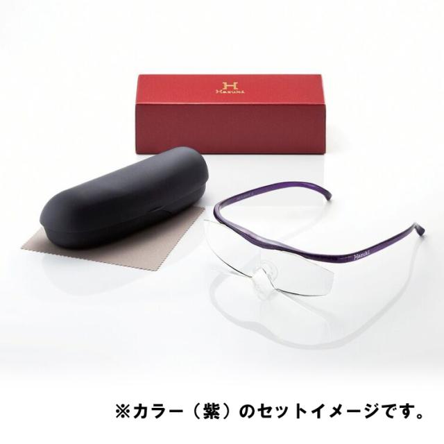 神田通信工業 ハズキルーペ Hazuki ラージ クリアレンズ 1.85倍 赤の