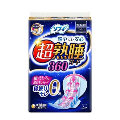 ソフィ 超熟睡ガード 特に多い夜用 羽つき 36cm (12枚入) [ナプキン 生理 ユニ・チャーム]の通販はau PAY マーケット ...