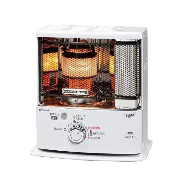 石油ストーブ (反射型) 木造7畳・コンクリ10畳 ホワイト 日本製 RC-S2824-W [暖房器具 灯油 簡単点火 トヨトミ]