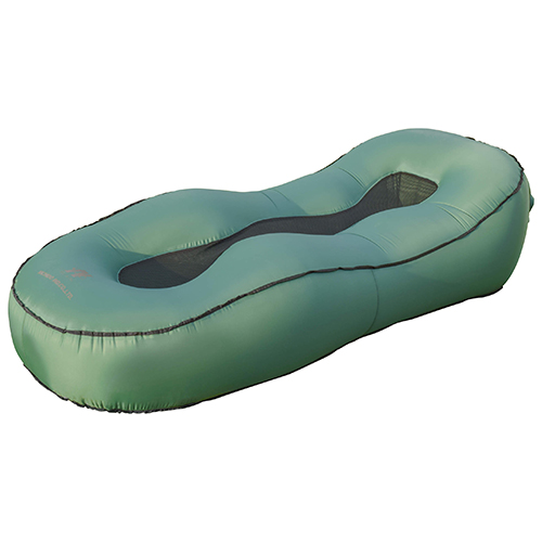 エアソファベッド アラジン オリーブグリーン ASB-01-OG [エアーベッド エアーソファー アウトドア レジャー キャンプ 休憩 避難所 日動]