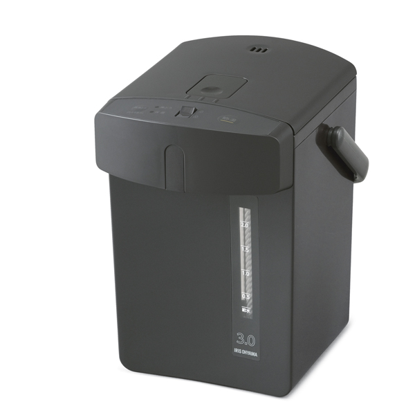 ジャーポット 3.0L メカ式 ブラック IMHD-230-B [電気ポット 保温 空焚き防止 お手入れ簡単 アイリスオーヤマ]