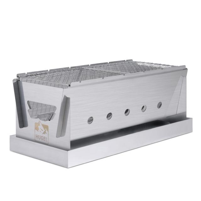 コンパクトBBQコンロ 3-4人向け CBBQ-500 アイリスオーヤマ [バーベキュー 卓上コンロ HUGEL BBQ アウトドア 折りたたみ キャンプ用品]