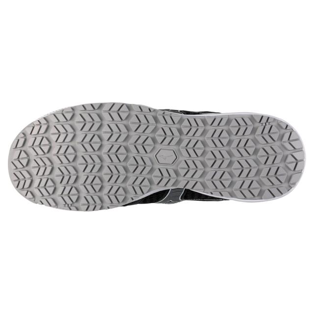 オールマイティ ワークシューズ 27.5cm ブラック×シルバー VH 51L BOA F1GA230609275 ミズノ [メンズ 男性 ワーキング スニーカー ローカット ダイヤル靴 軽量]