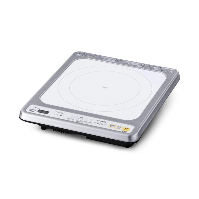IHクッキングヒーター 1口 ビルトイン 200V ホワイト IHC-B123-W [IHヒーター IHコンロ お手入れ簡単 台所用品 アイリスオーヤマ]