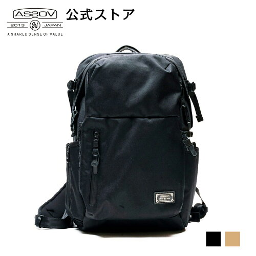 アッソブ公式通販 / AS2OV バックパック PC収納 A4 リュックサック ブランド メンズ ノートパソコン 通勤 通学 アウトドア カジュアル 旅行 シンプル ビジネスバッグ アウトドアバッグ 旅行バッグ CORDURA DOBBY 305D EXPANSION DAYPACK BLACK 黒 061421