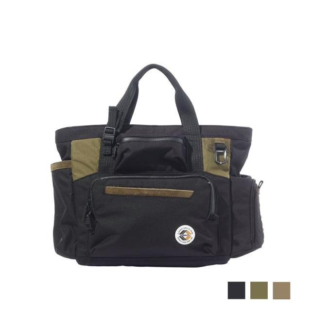 AS2OV アッソブ CORDURA FINE TEX TOTE BAG BLACK CAMEL KHAKI トートバッグ ゴルフシリーズ トート ハンドバッグ メンズ ゴルフ用品 ラウンド キャディ 小物入れ ポケット 収納 保冷 ブラック キャメル カーキ 152300