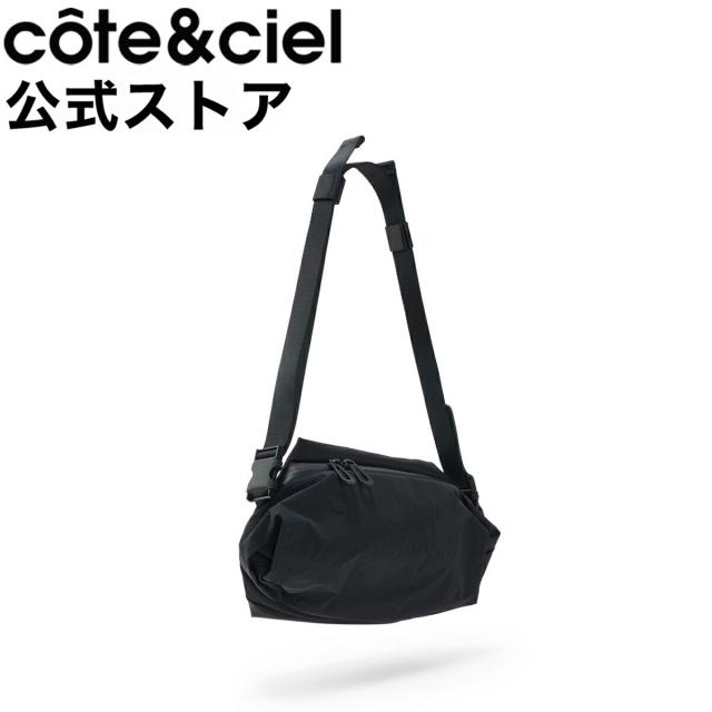 【公式】cote&ciel コートエシエル NEDA KOMATSU ONIBEGIE NYLON BLACK ネイダ ショルダ—バッグ 斜め掛け
