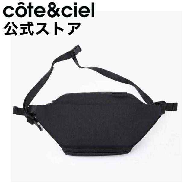 【公式】cote&ciel コートエシエル Isarau Small Smooth Black バックパック リュック リュックサック 通学 PC収納 コートアンドシエル コートシエル ボディバッグ 撥水 日本正規代理