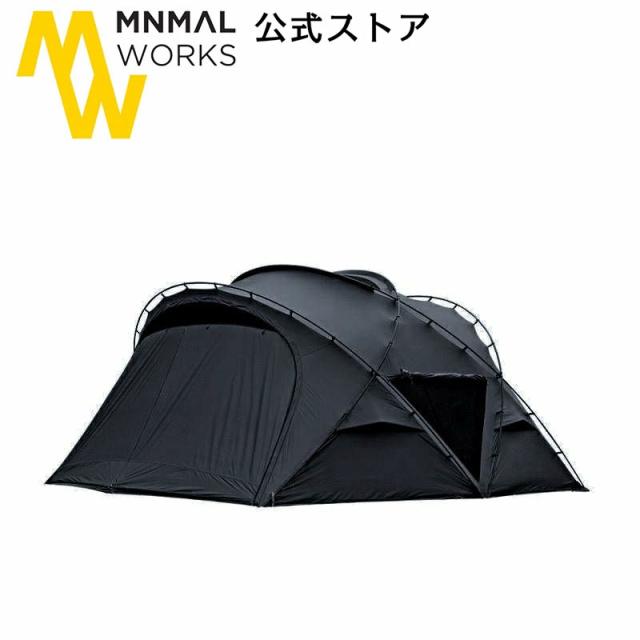 【公式】MINIMAL WORKS AGORA CHARCOAL アゴラ チャコール / シェルター キャンプ アウトドア テント / ドームテント アウトドア キャンプ グランピング バーベキュー 小型 海 山 素材 テントポール チャコール