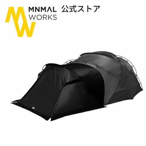 MINIMAL WORKS(ミニマルワークス)SHELTER G VESTIBULE Black | シェルターG ベスティビュール ブラック 拡張オプション　MGSHVE01SG173VE1BK