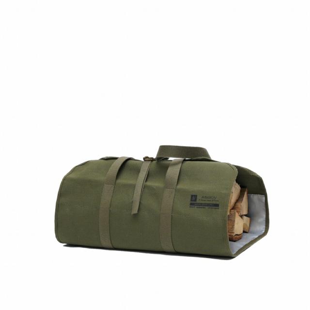 ON CANVAS FIRE WOOD BAG ファイヤー　ウッド　バッグ　焚き火　薪 アルバートン キャンバス 182000