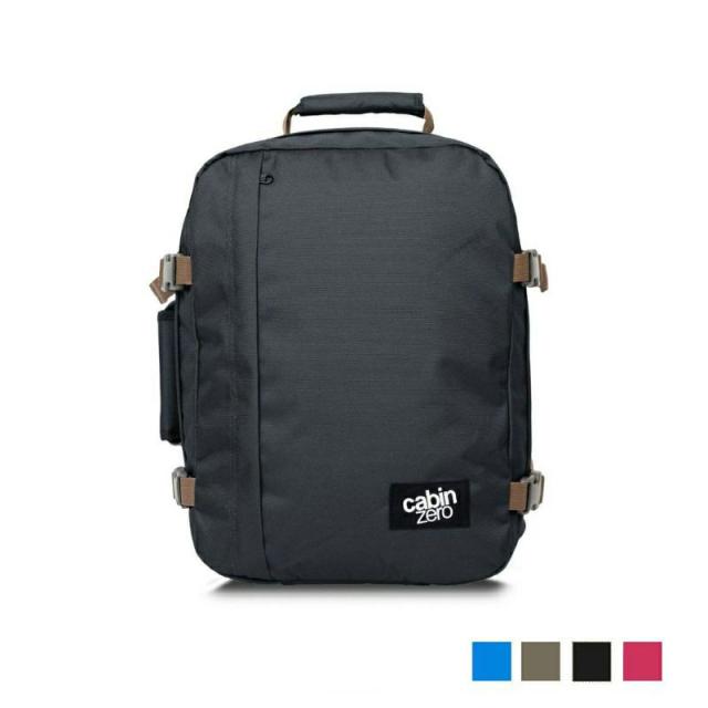 CABINZERO キャビンゼロ - CABINZERO CLASSIC STYLE 28L カバン バッグ bag バックパック リュック キャンプ アウトドア 旅 旅行 トラベル トラベルバッグ 通勤 快適 軽量 大容量 ブラック カーキ ピンク ブルー BLACK SAND IAN KHAKI JAIPUR PINK ARUBA BLUE CZ-08
