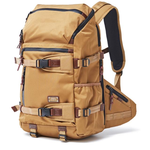アッソブ公式通販 / AS2OV (アッソブ) バックパック リュックサック アウトドアバッグ 旅行バッグCORDURA DOBBY 305D  ROUND ZIP BACK PACK KHAKI 061409