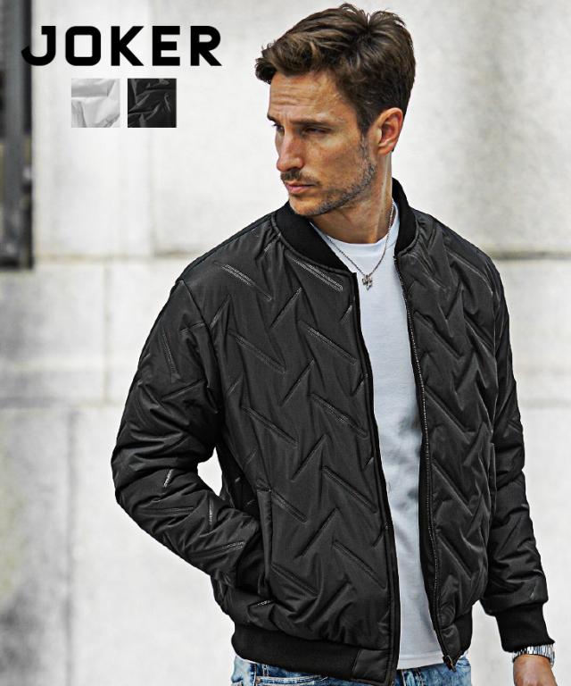 アウター メンズ コーデ 中綿ジャケット メンズ 新作 MA-1 ブルゾン メンズ シームレス 上着 メンズ MA-1 ジャンパー メンズ アウター メンズ おしゃれ 短丈 ブラック ホワイト ちょいワル