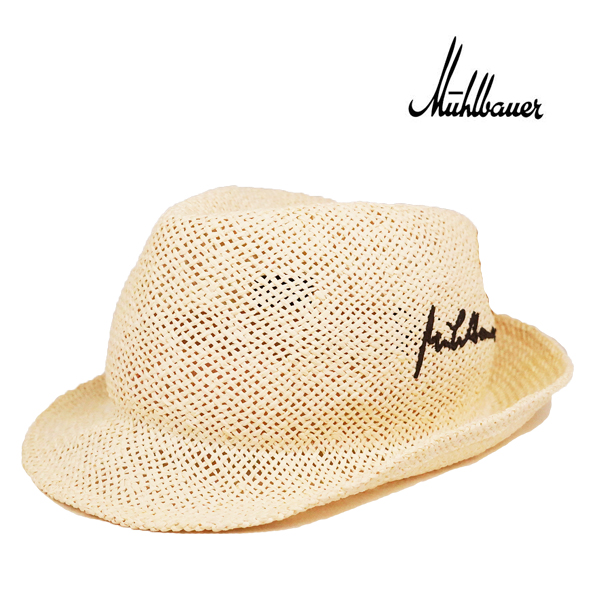 【限定セール】 ミュールバウアー 春夏 ペーパーハット ホワイト 白 Muhlbauer  帽子 【代引き手数料無料】【送料無料】【smtb-k】【kb】