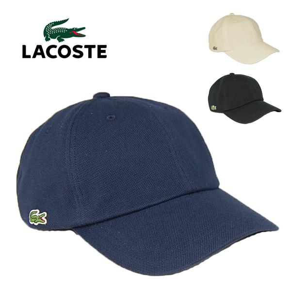 ラコステ キャップ L1310 LACOSTE 黒 ブラック ネイビー 紺 ホワイト 白