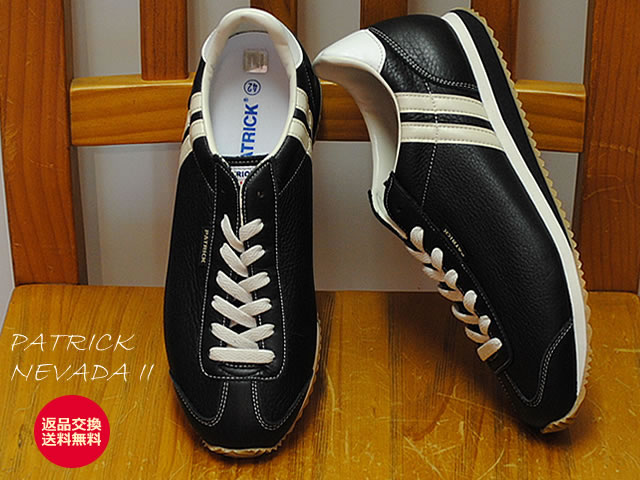 【返品交換送料無料】PATRICK パトリック NEVADA II ネバダ2 BLK ブラック 【17511】 靴 スニーカー シューズ