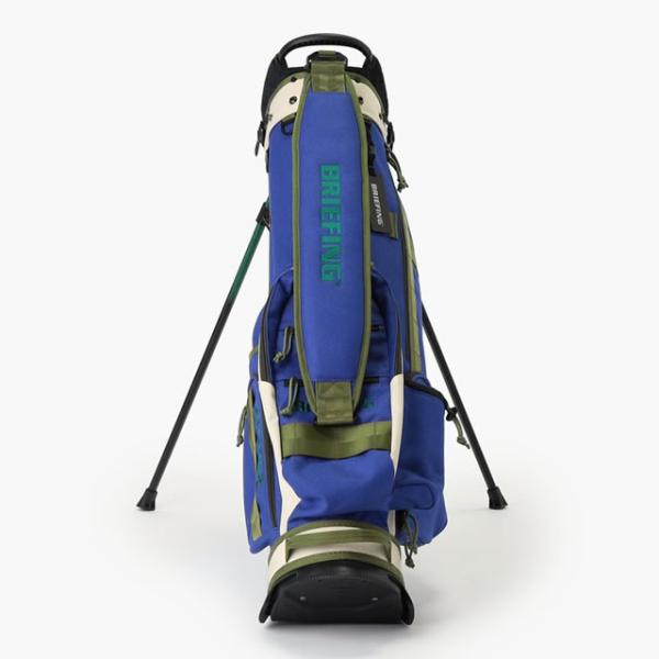 即納 BRIEFING GOLF ブリーフィング ゴルフ キャディバッグ CR-8 #02 森 BLUE×IVORY メンズ レディース 3.8kg 8.5口径