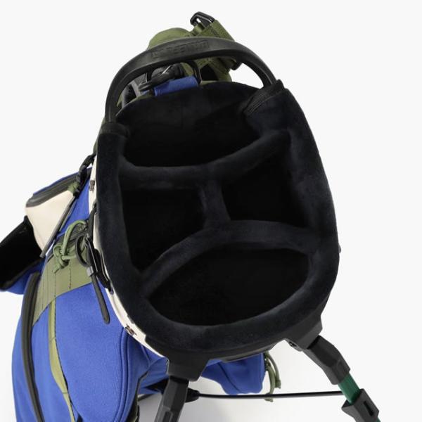即納 BRIEFING GOLF ブリーフィング ゴルフ キャディバッグ CR-8 #02 森 BLUE×IVORY メンズ レディース 3.8kg 8.5口径