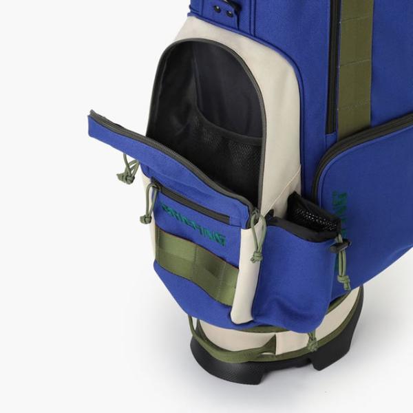 即納 BRIEFING GOLF ブリーフィング ゴルフ キャディバッグ CR-8 #02 森 BLUE×IVORY メンズ レディース 3.8kg 8.5口径