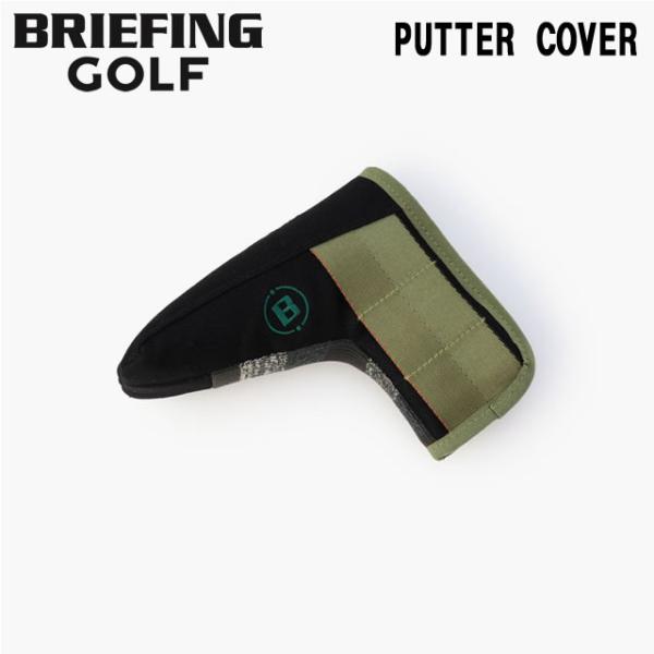 即納 BRIEFING GOLF ブリーフィング ゴルフ   KNIT PUTTER COVER WL ニット パター カバー ウッドランド BLACK  メンズ レディース