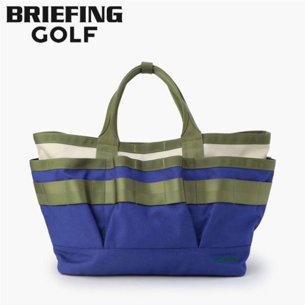 即納 BRIEFING GOLF ブリーフィング ゴルフ TOOL TOTE WL ツールトート ウッドランド BLUE×IVORY  メンズ レディース