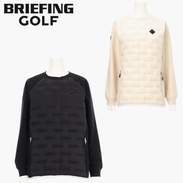 BRIEFING GOLF ブリーフィング ゴルフ WS HYBRID DOWN CREWNECK ウィメンズ ハイブリッド ダウン クルーネック 正規取扱店