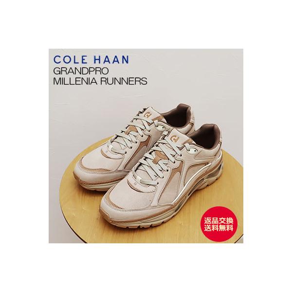 COLE HAAN コールハーン GP MILLENIA RUNNERS グランドプロ ミレニア ランナーズ CHバーチ ベージュ/ゴールデントフィー/ライト メンズ 返品交換送料無料