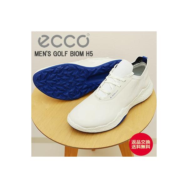 ECCO エコー ECCO MEN'S GOLF BIOM H5 エコー メンズ ゴルフ バイオム H5 WHITE ホワイト  スパイクレス 靴 スニーカー  ウォータープルーフ 返品交換送料無料