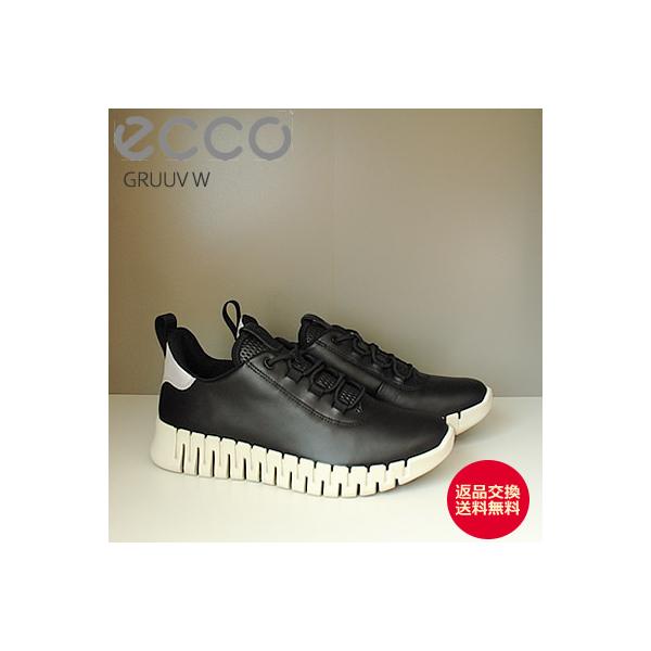 ECCO エコー GRUUV  W  グルーブ ウィメンズ  BLACK/LIGHT GREY  ブラック/ライトグレー 返品交換送料無料