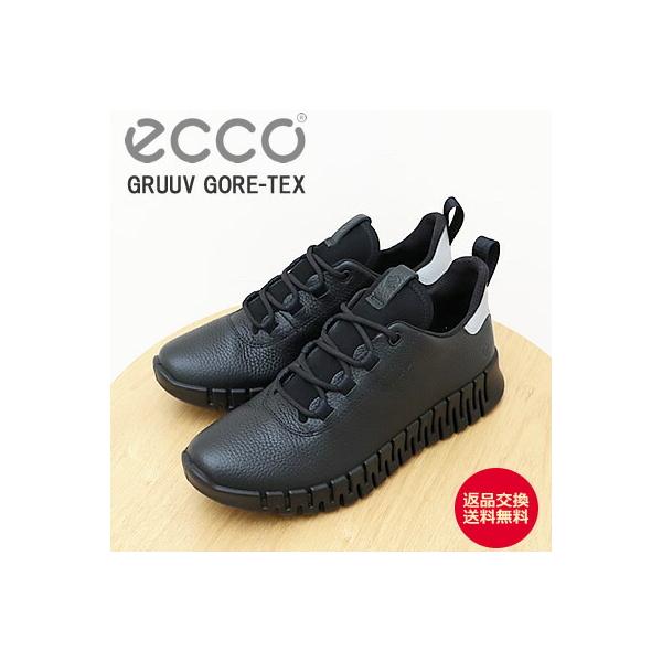 ECCO エコー ECCO GRUUV GORE-TEX WOMEN'S SNEAKER   グルーブ ゴアテックス ウィメンズ  スニーカー BLACK ブラック レディース 返品交換送料無料
