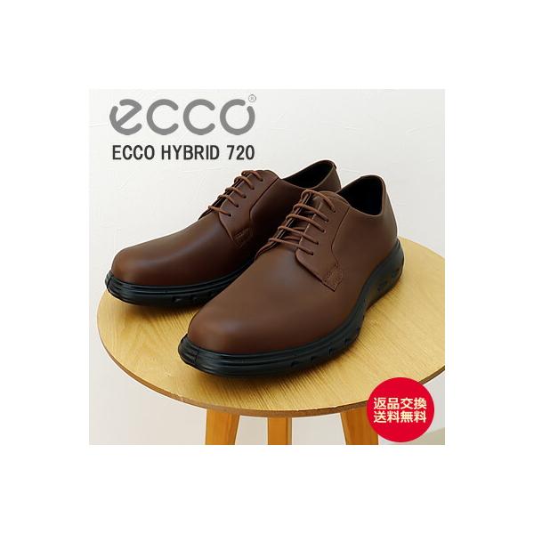 ECCO エコー HYBRID 720 DERBY SHOES MEN ハイブリット 720 ダービー シュー メンズ ココアブラウン  GORE-TEX ゴアテックス 防水 ビジネス 返品交換送料無料