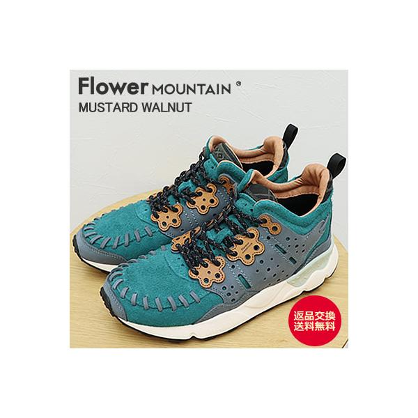 Flower MOUNTAIN フラワー マウンテン MUSTARD WALNUT マスタードウォルナット BLUE ブルー 返品交換送料無料