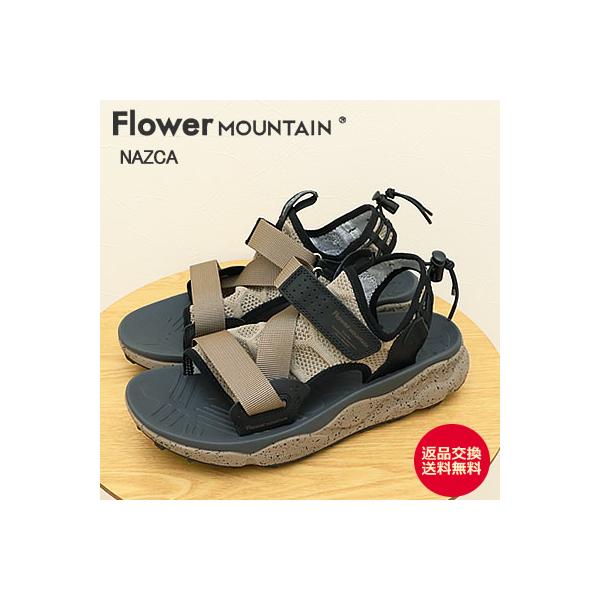 Flower MOUNTAIN フラワー マウンテン NAZCA ナスカ GRAY グレー アウドドア サンダル 返品交換送料無料