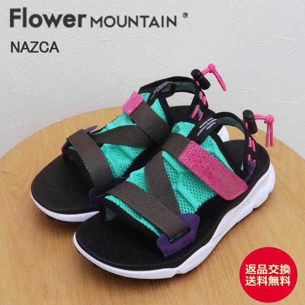 返品交換送料無料 Flower MOUNTAIN フラワー マウンテン NAZCA ナスカ MINT ミント アウドドア サンダル