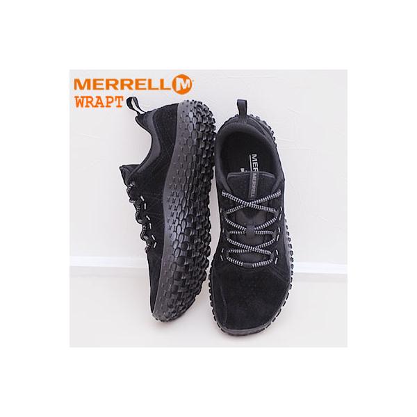 MERRELL メレル メンズ レディース WRAPT ラプト BLACK/BLACK ブラック/ブラック  靴 スニーカー アウトドア コンフォート シューズ ベアフット