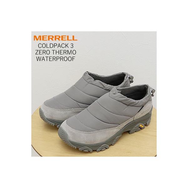 MERRELL メレル COLDPACK 3 ZERO THERMO WATERPROOF コールドパック 3 ゼロ サーモ ウォータープルーフ パロマ 防水 防寒 防滑 メンズ レディース