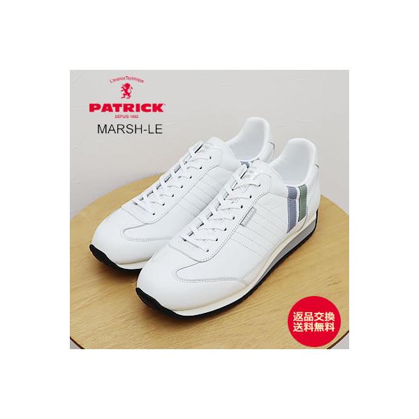 PATRICK パトリック MARSH-LE マーシュ・レザー WHT ホワイト  撥水 返品交換送料無料